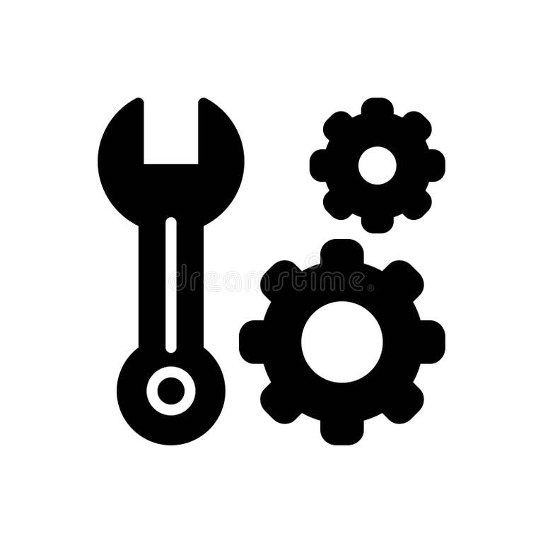 Black Solid Icon for Function, Useful and Convenient Stock Vector ...