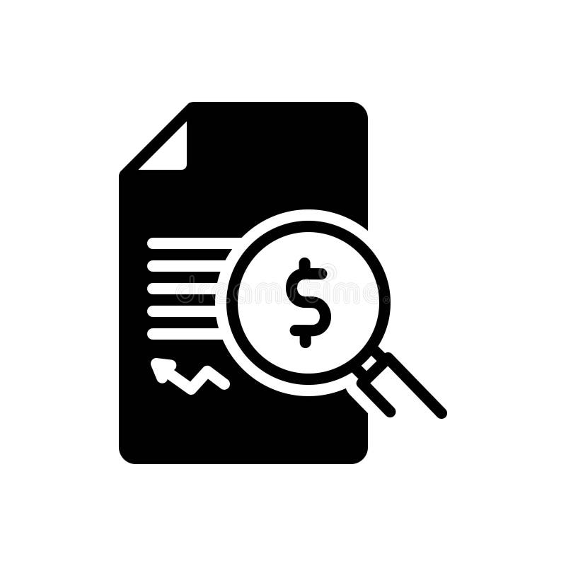 Black Solid Icon for Fundamental, Basic and Document Stock Vector ...