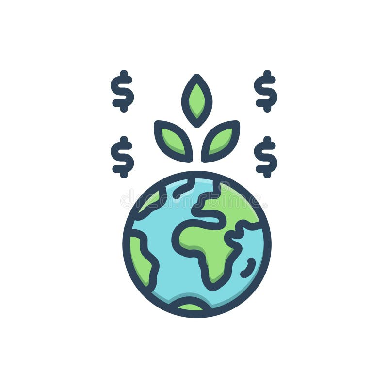 Color Illustration Icon for Fundamentals, Basic and Primordial Stock ...