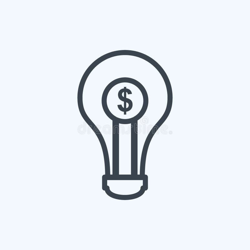Icon Funding. Suitable for Digital Web Symbol. Line Style. Simple ...