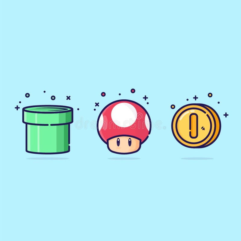 Mario Logo Stock Illustrations – 90 Mario Logo Stock Illustrations ...