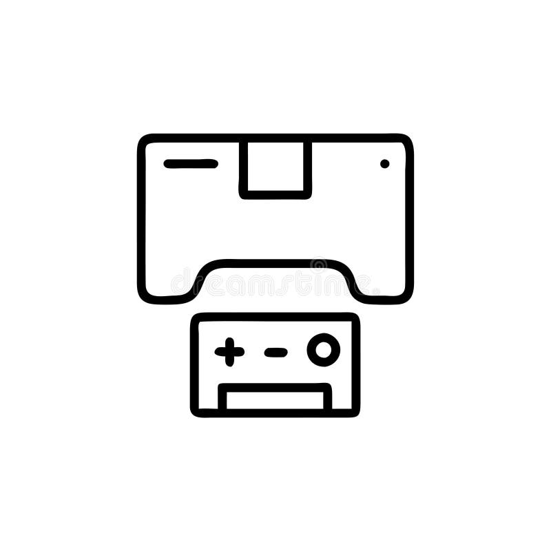 Icon of Gaming Disk for Retro Games Stock Vector - Illustration of ...