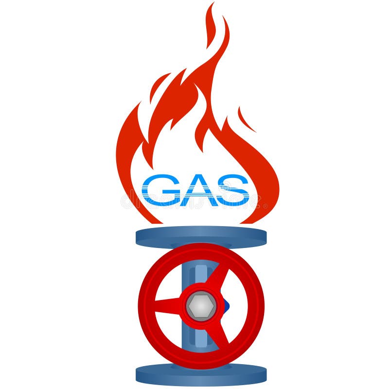 Icon gas industry-2 stock vector. Illustration of fire - 47533892
