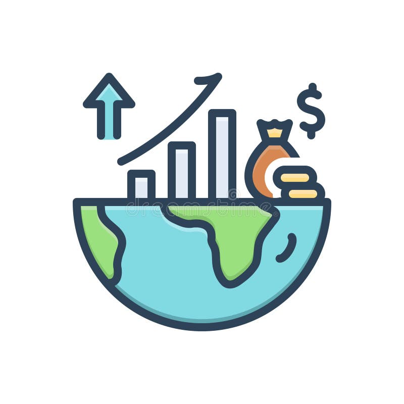 Economic Gdp Growth Domestic Product Stock Illustrations – 418 Economic ...