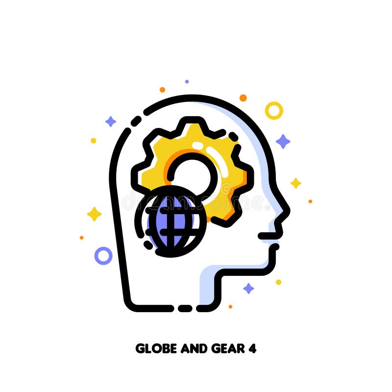 Global Artificial Intelligence Working. Concept Business Vector Stock ...