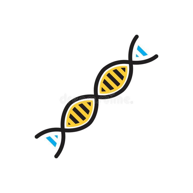 Multi Color Icon for Gene, Biology and Test Stock Vector - Illustration ...