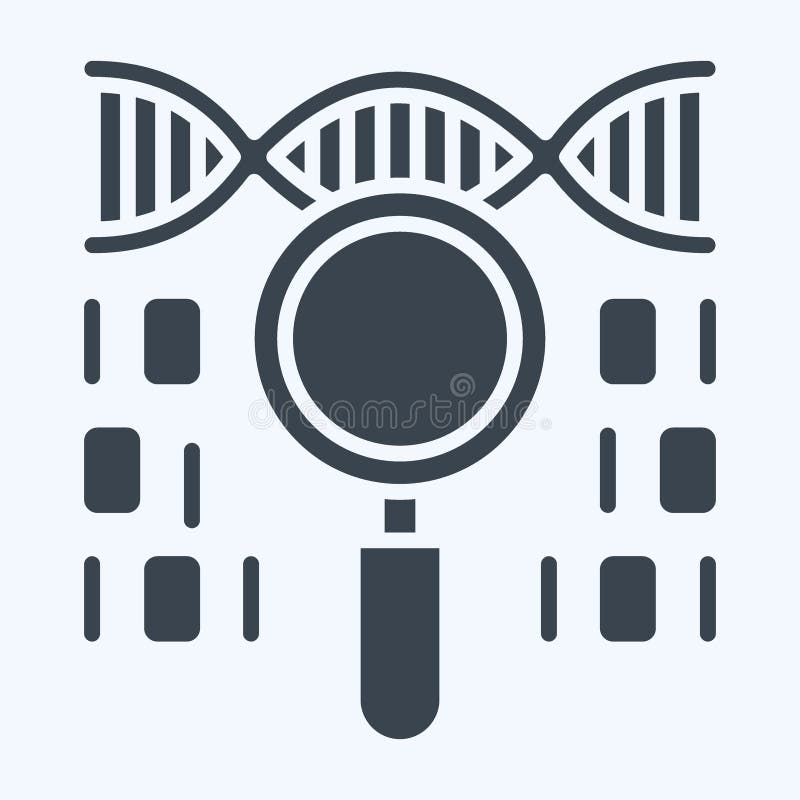 DNA icon genetic symbol stock vector. Illustration of healthy - 189115288