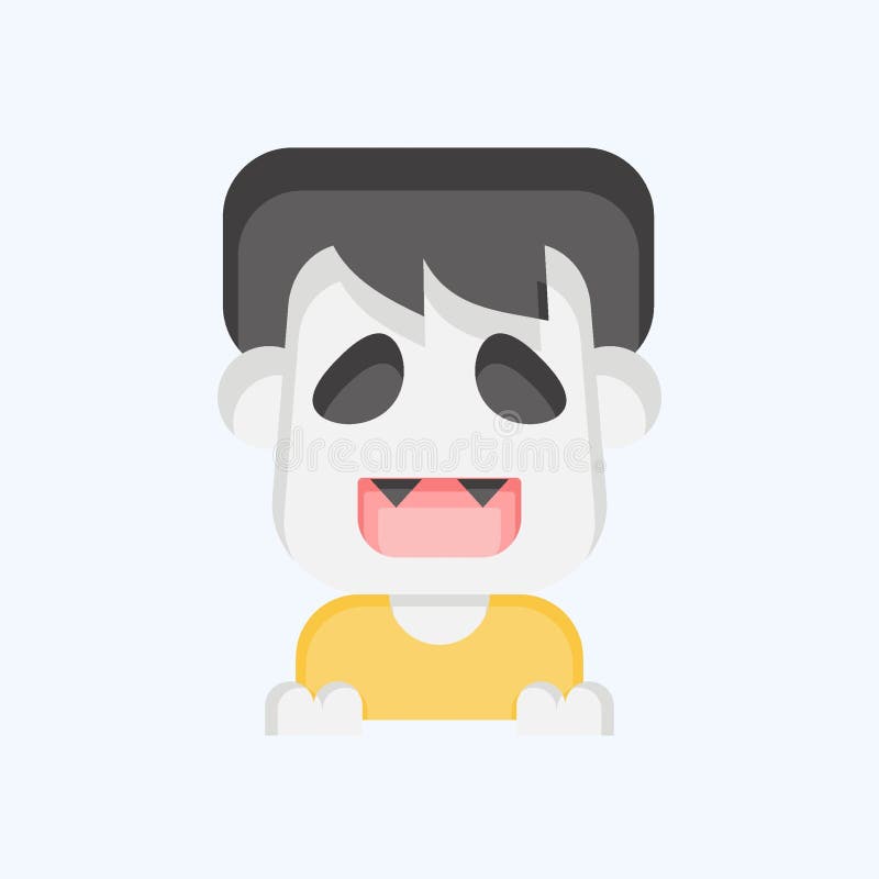 Icon Ghost. Related To Halloween Symbol. Flat Style. Simple Design ...