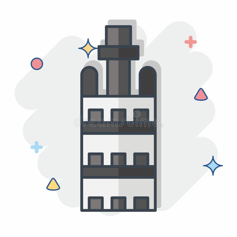 Icon Girada. Related To Spain Symbol. Comic Style. Simple Design ...