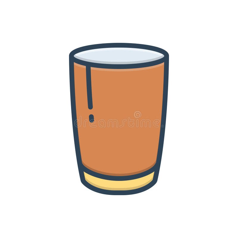 Color Illustration Icon for Glass, Sandblast and Glasswork Stock ...