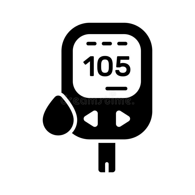 An Icon of Glucometer in Editable Style Up for Premium Use Stock Vector ...