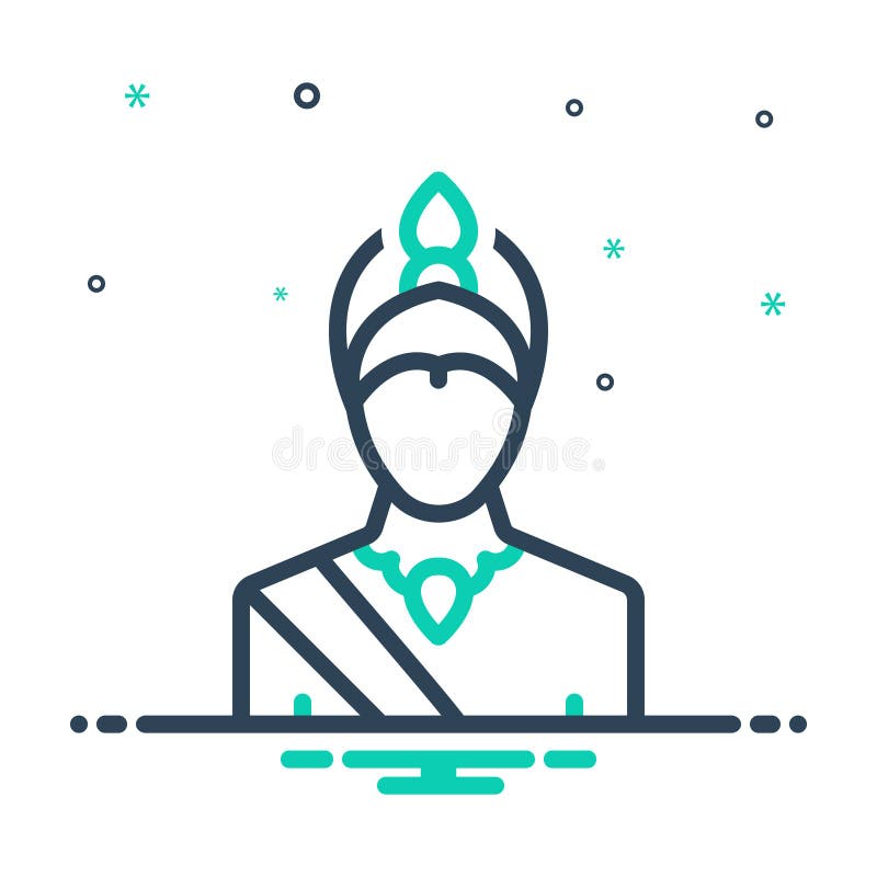 Mix Icon for God, the Lord and Sovereign Stock Vector - Illustration of ...