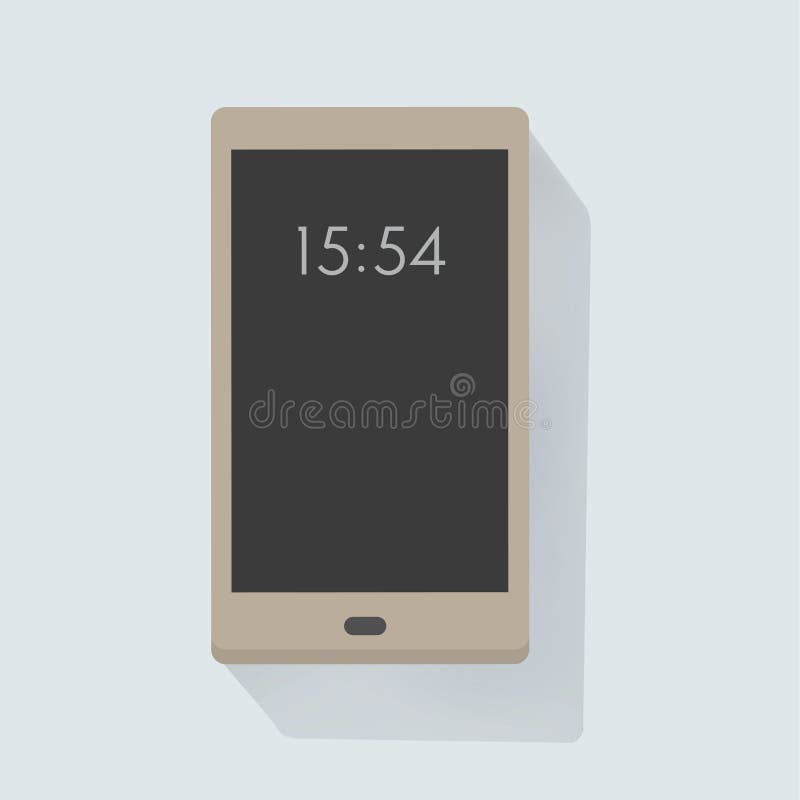 Icon Graphic Digital Device Smart Phone Vector Illustration Stock ...