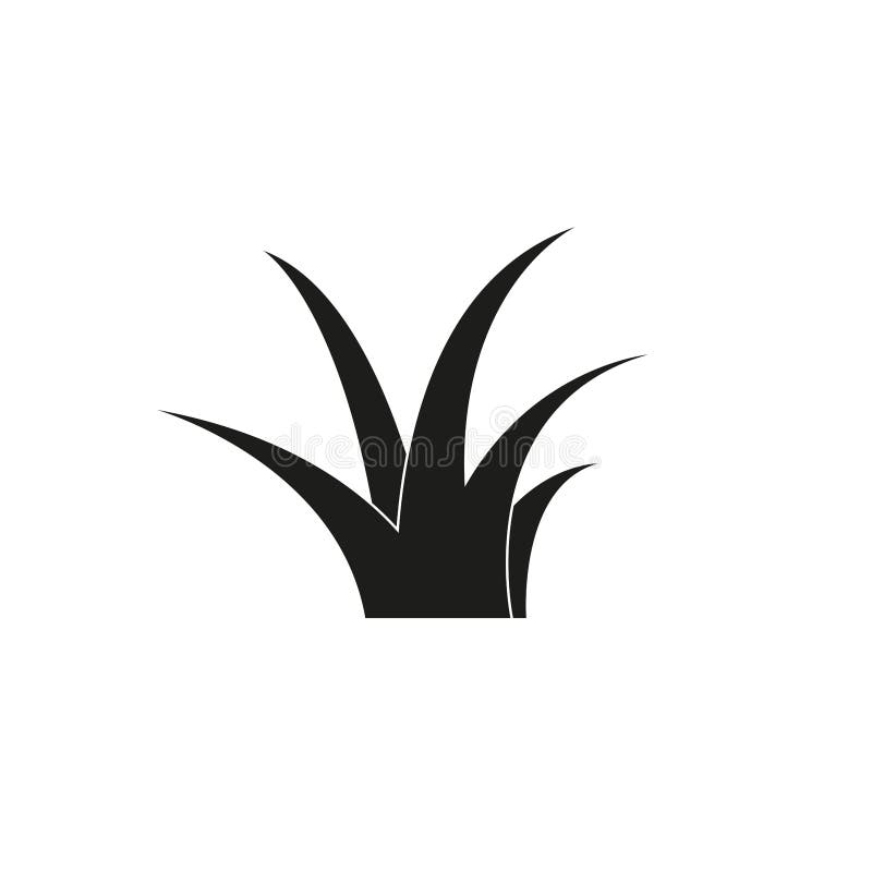 Icon of Grass. Simple Vector Illustration Stock Vector - Illustration ...