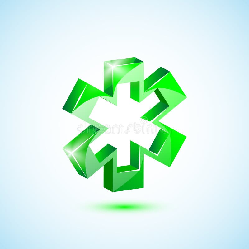 Green Medical Symbol Vector