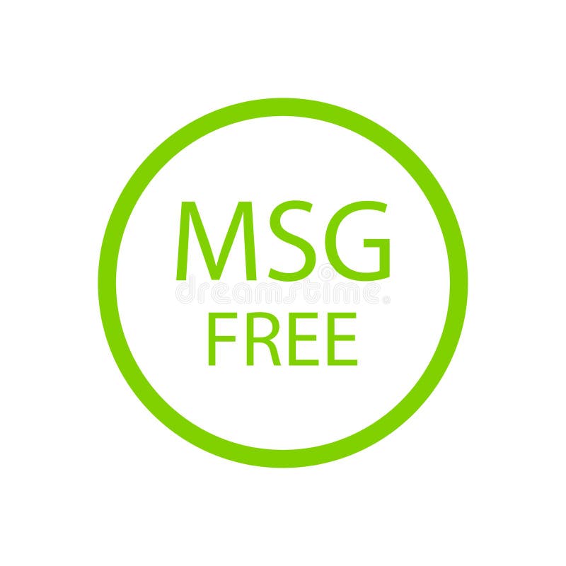 Icon with Green Msg Free Sign. Vector Illustration Stock Vector ...