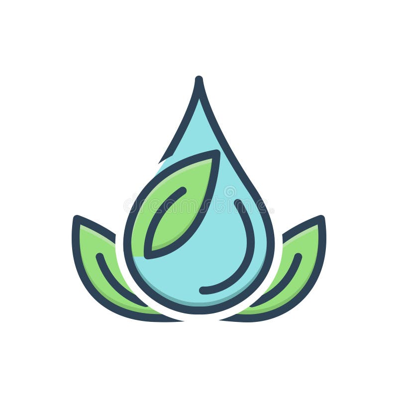 Color Illustration Icon for Green, Nature and Grassy Stock Illustration ...