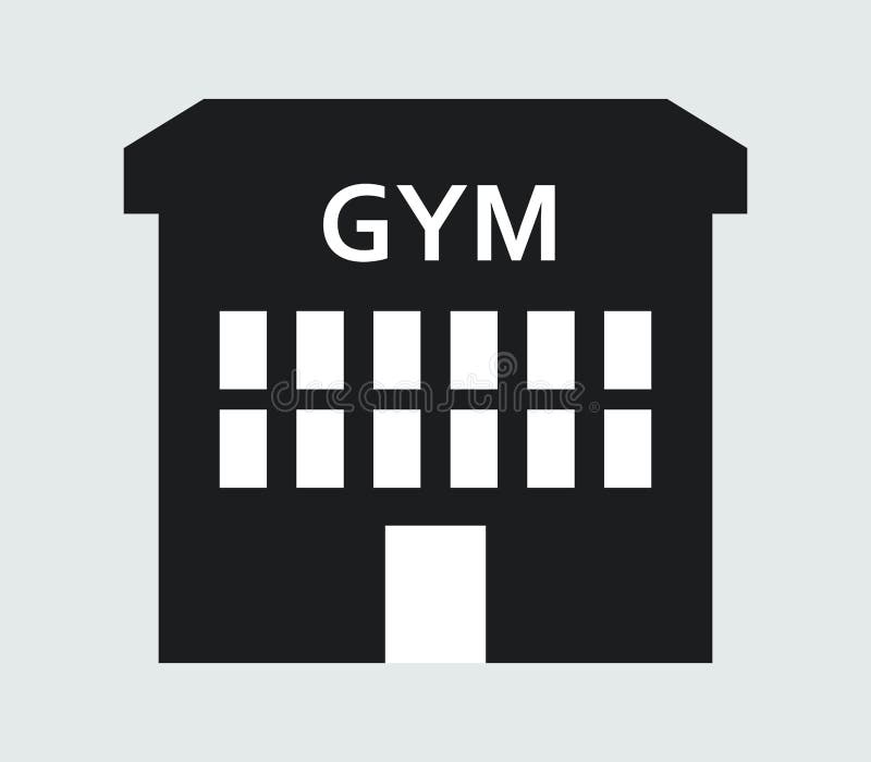 Icon Gym Building Illustrated Stock Illustrations – 15 Icon Gym ...