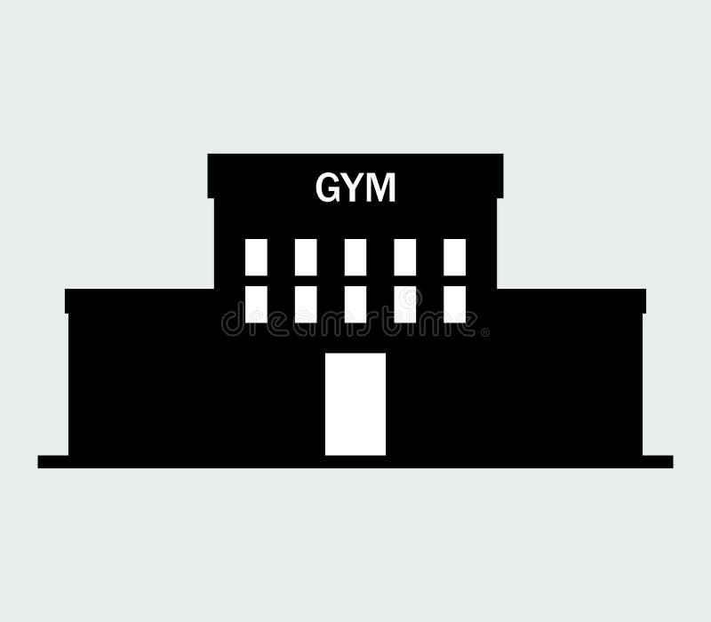 Icon Gym Building Illustrated Stock Illustrations – 12 Icon Gym ...