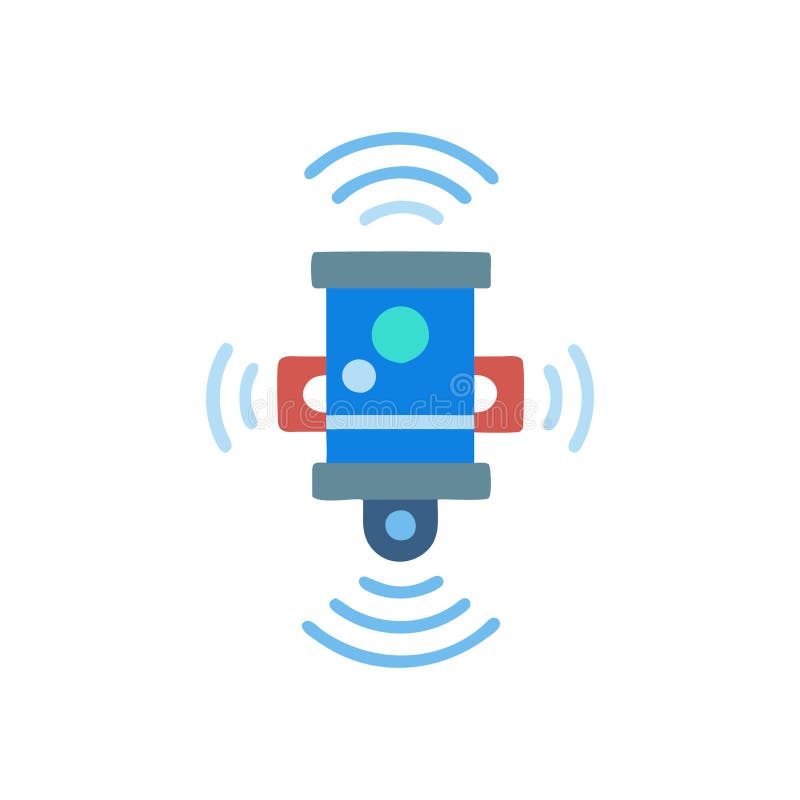 Icon of Gyroscope Sensor for Stability Stock Illustration ...