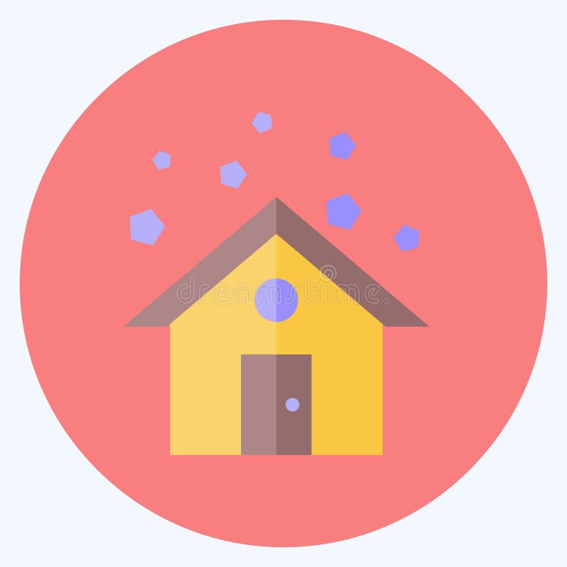 Icon Hailstorm. Suitable for Disasters Symbol. Flat Style. Simple ...