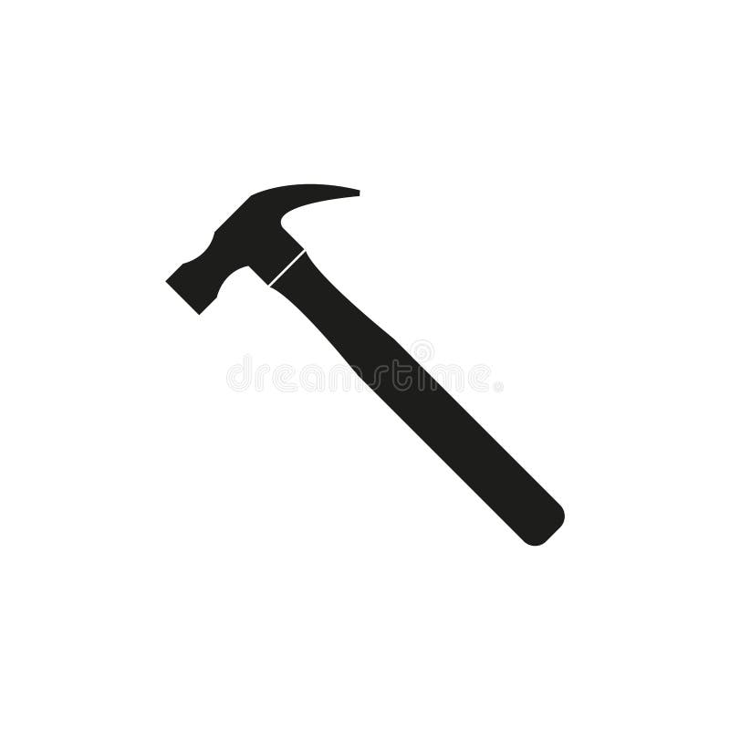 Icon of Hammer. Simple Vector Illustration on a White Background Stock ...