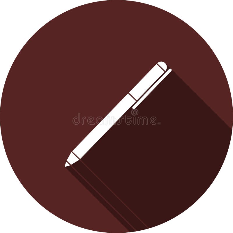 Icon Handles on Round Maroon Color, Vector Image Stock Illustration ...