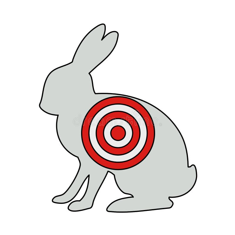 Rabbit Targets Silhouette