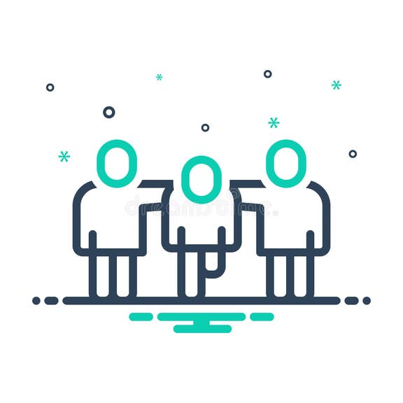 Mix Icon for Helpful, Subsidiary and Auxiliary Stock Vector ...