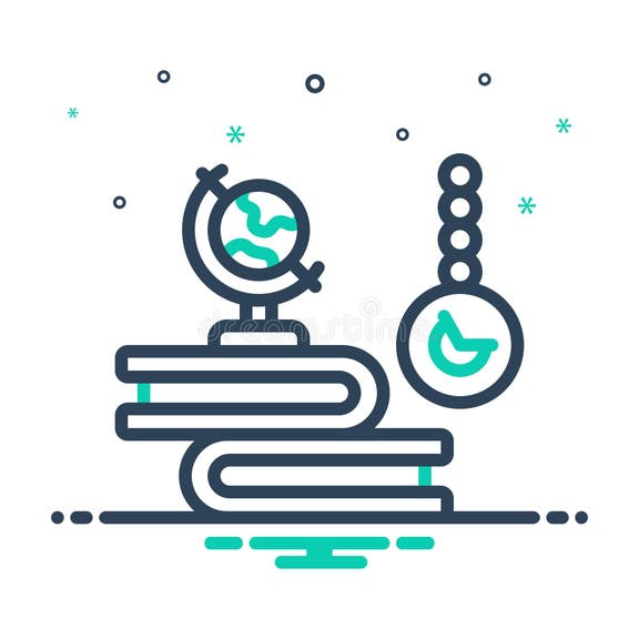 Mix Icon for History, Chronicle and Study Stock Vector - Illustration ...