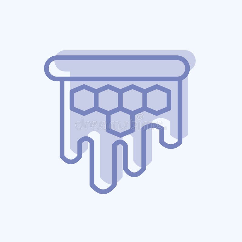 Icon Hive Frame. Suitable for Bee Farm. Two Tone Style. Simple Design ...