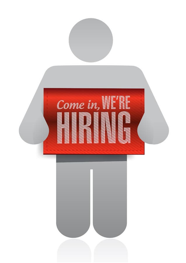 Now Hiring Sign Illustration Stock Illustrations – 2,795 Now Hiring ...