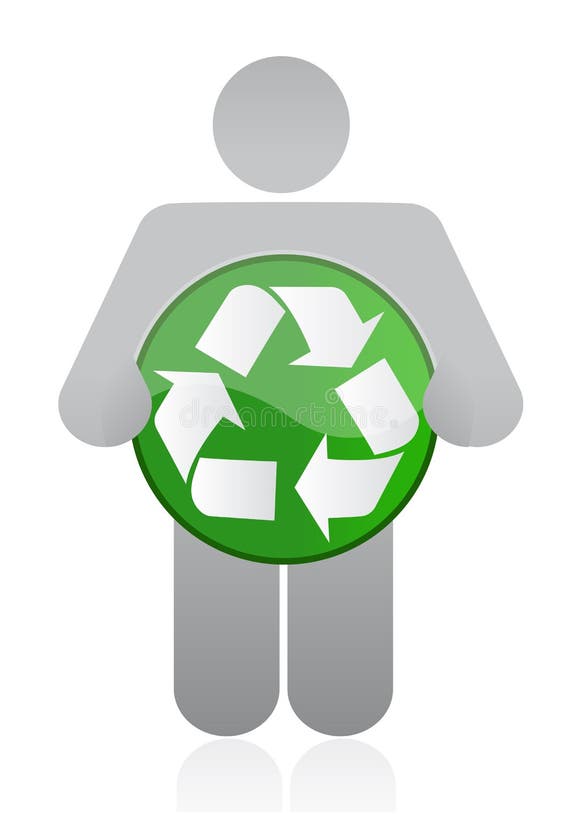 Guy Holding Recycle Symbol Stock Illustrations – 40 Guy Holding Recycle ...