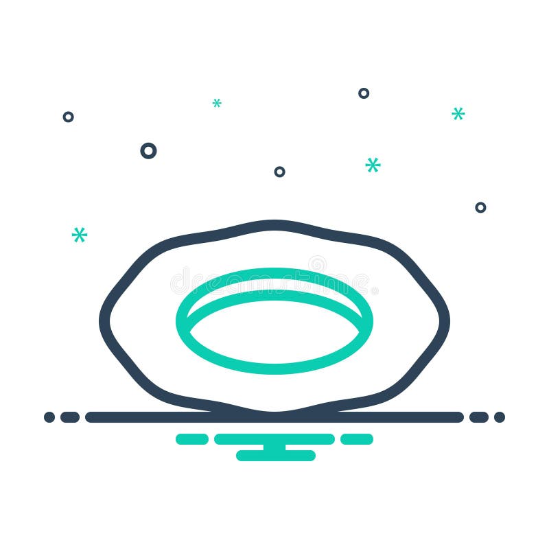 Mix Icon for Hole, Orifice and Puddle Stock Illustration - Illustration ...