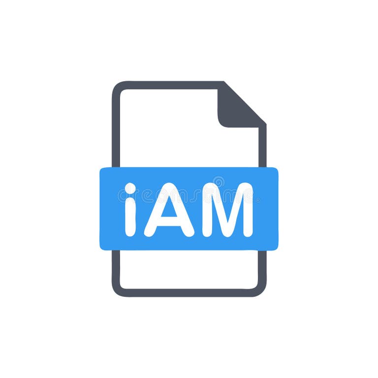 Icon of IAM for Secure Access Control Stock Photo - Illustration of ...