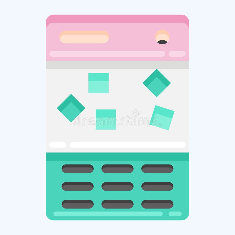 Icon Ice Maker. Suitable for Kitchen Appliances Symbol. Flat Style ...