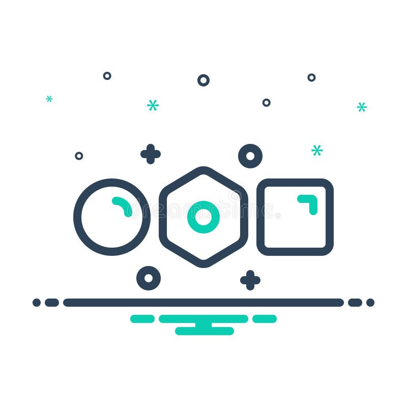Mix Icon for Icons, Sign and Symbol Stock Vector - Illustration of ...