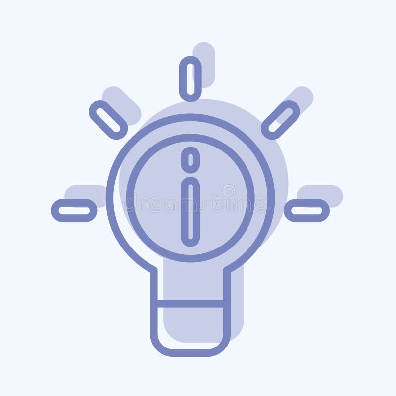 Icon Idea. Related To Communication Symbol. Two Tone Style. Simple ...