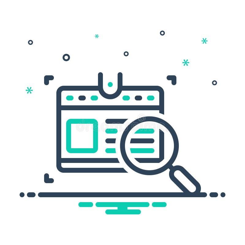 Mix Icon for Identified, Recognize and Profile Stock Vector ...