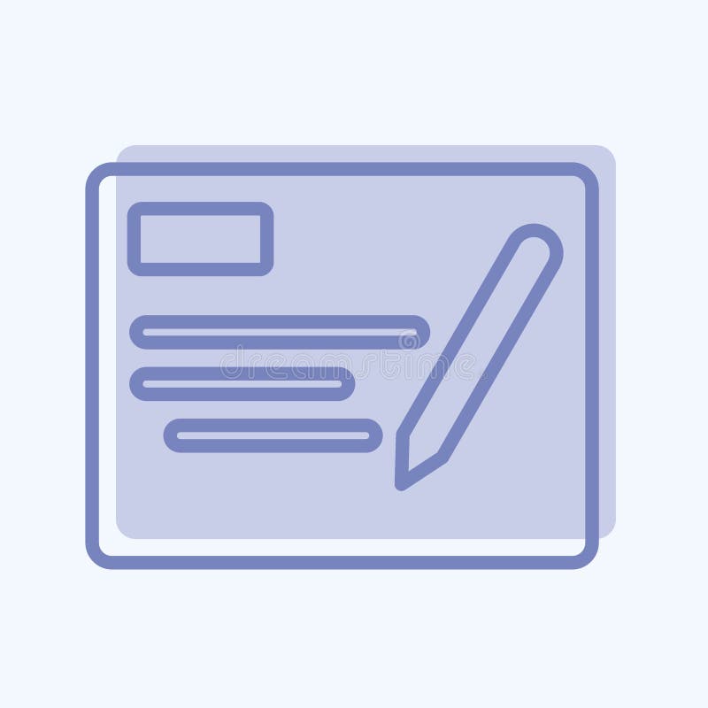 Icon Identity. Suitable for Branding Symbol. Two Tone Style. Simple ...