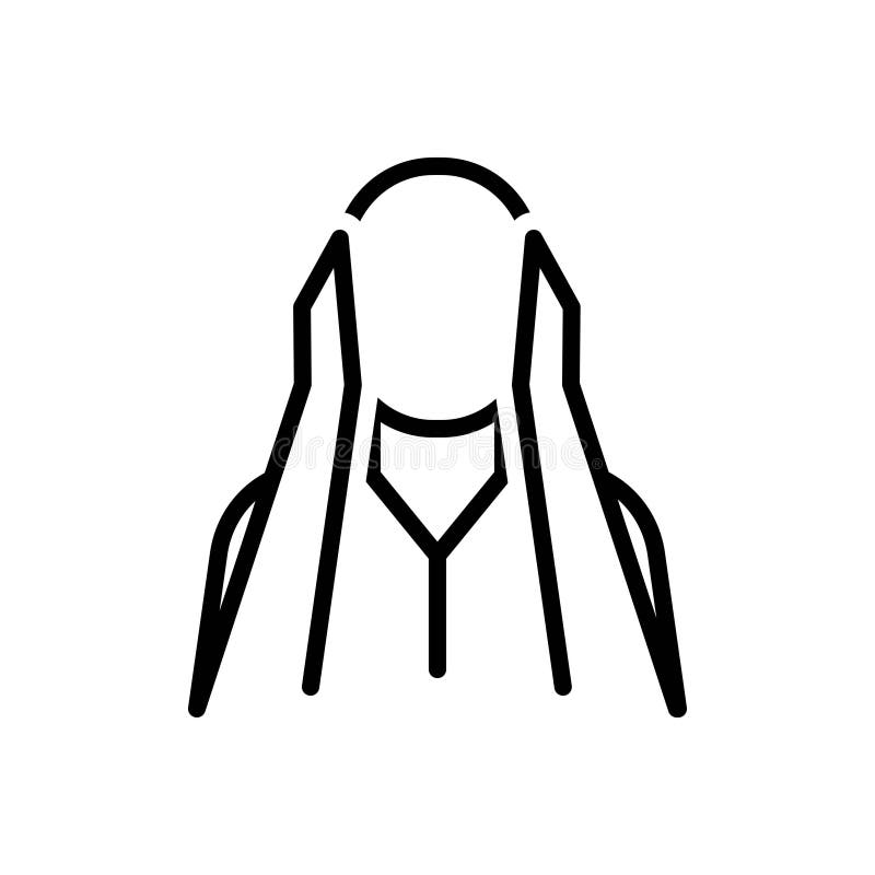 Mix Icon for Ignore, Avoid and Neglect Stock Illustration ...