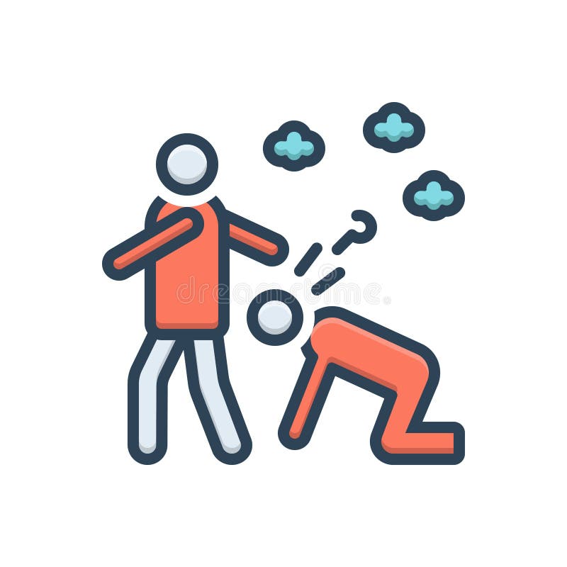 Mix Icon for Ignore, Avoid and Neglect Stock Illustration ...