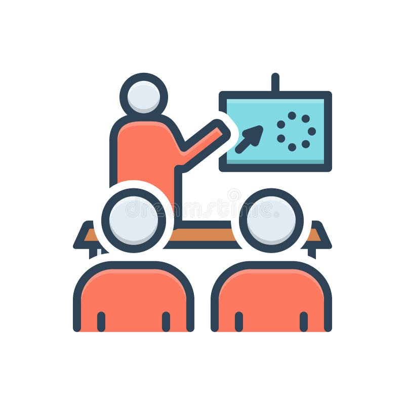 Color Illustration Icon for Illustrate, Decode and Spell Stock ...