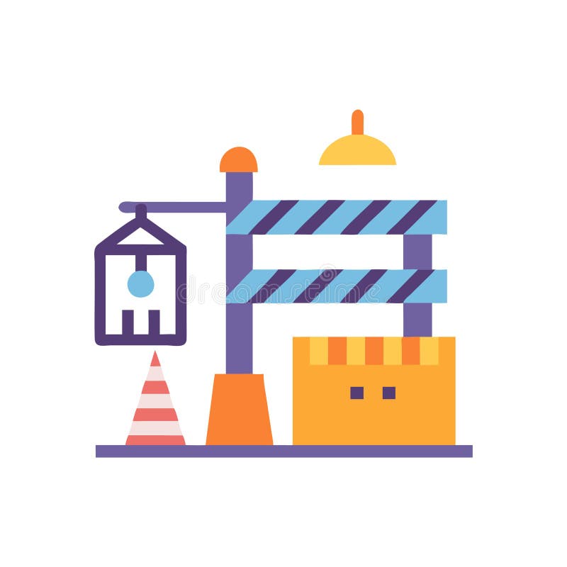 Building Projects Icon for Construction Stock Photo - Illustration of ...