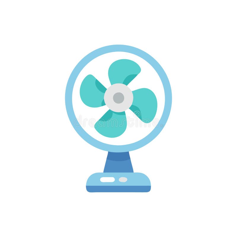 Compact Desktop Fan Icon for Convenience Stock Illustration ...
