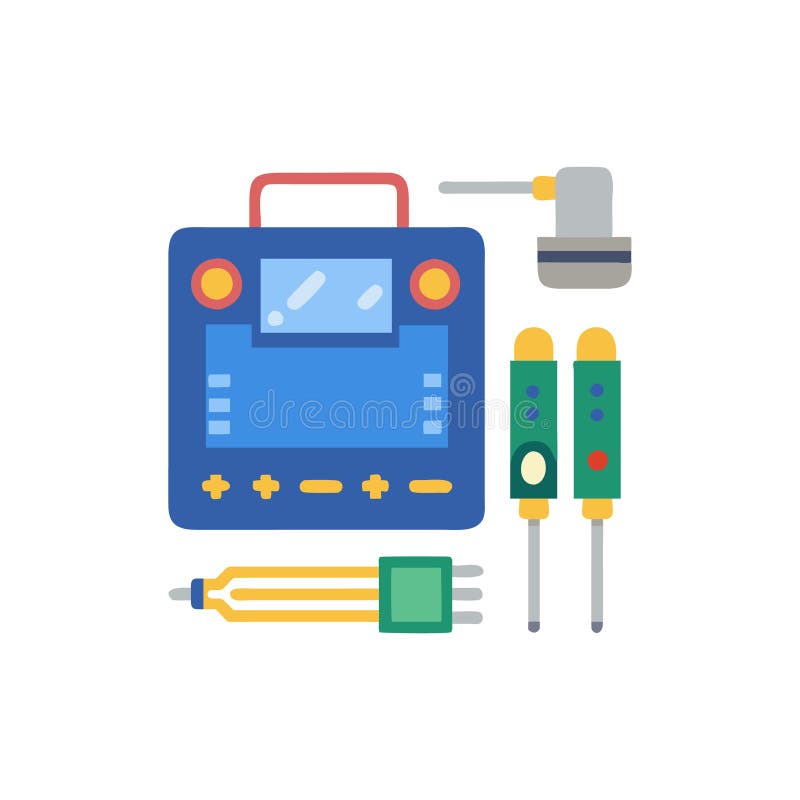Compact DIY Electronics Kit Icon for Beginners Stock Illustration ...