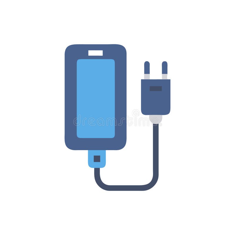 Compact Phone Charger Icon for Travel Stock Illustration - Illustration ...