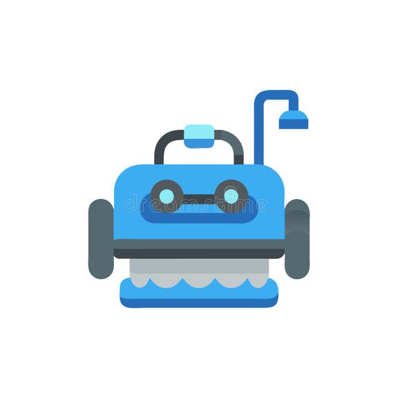 Compact Robotic Pool Cleaner Icon for Efficient Cleaning Stock Photo ...