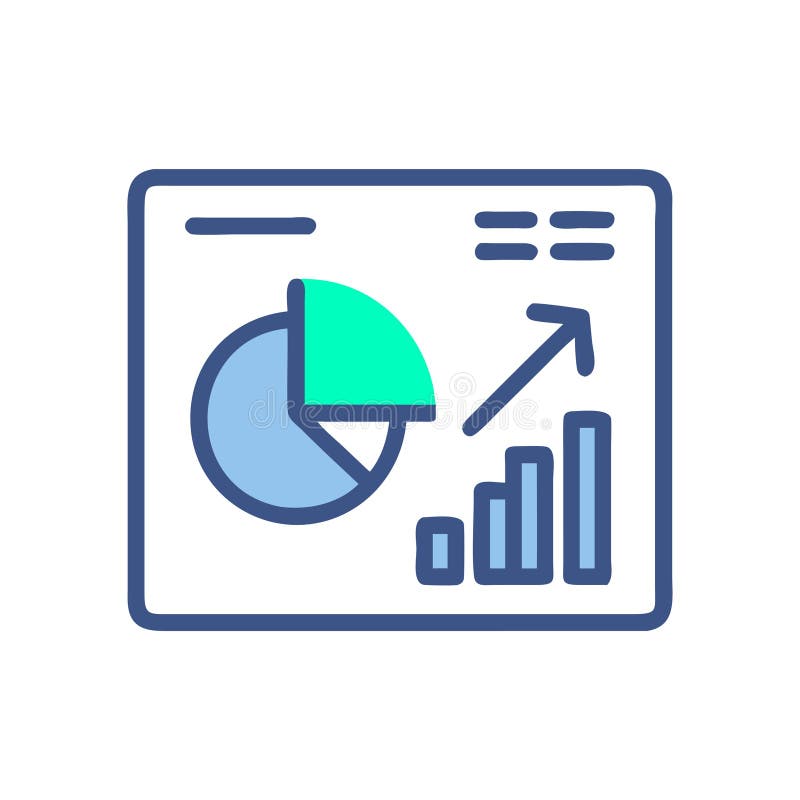 Comprehensive Business Analytics Icon Stock Vector - Illustration of ...