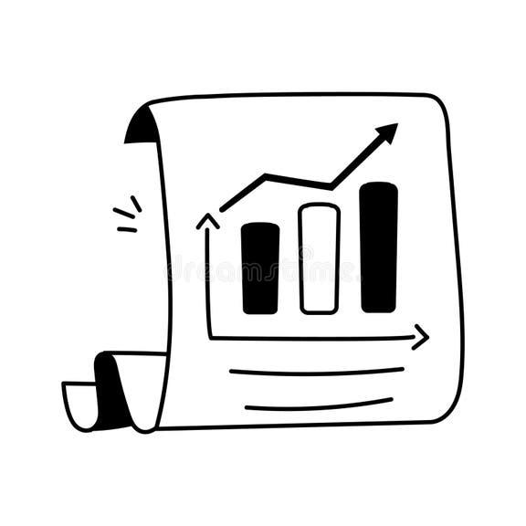 Icon Illustrating a Data Chart for Analytics and Visualization Stock ...